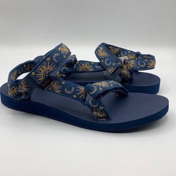 Teva | Shoes | Teva Universal Original Star And Moon Navy Sandals ...